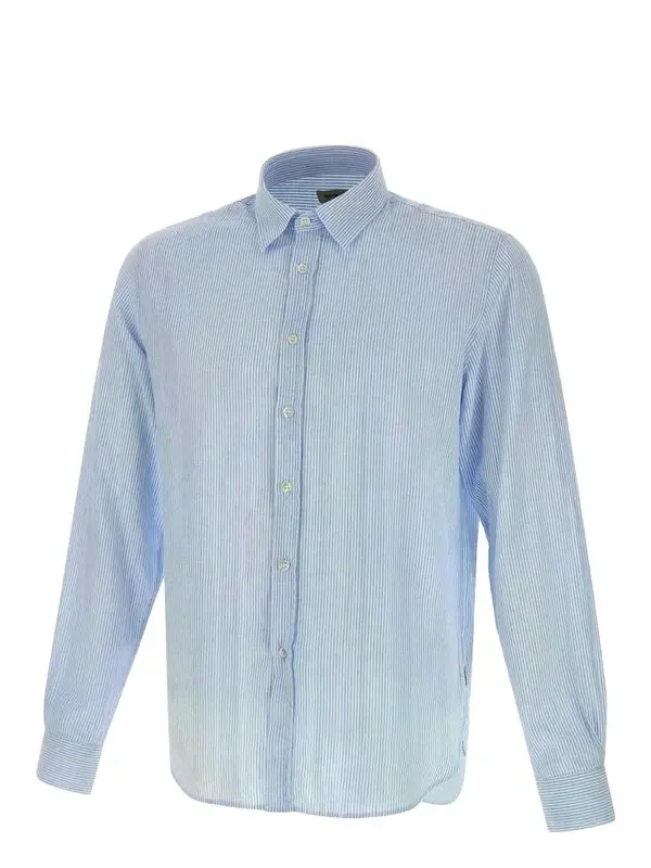 Woolrich Striped Long-sleeve Shirt - Blue
