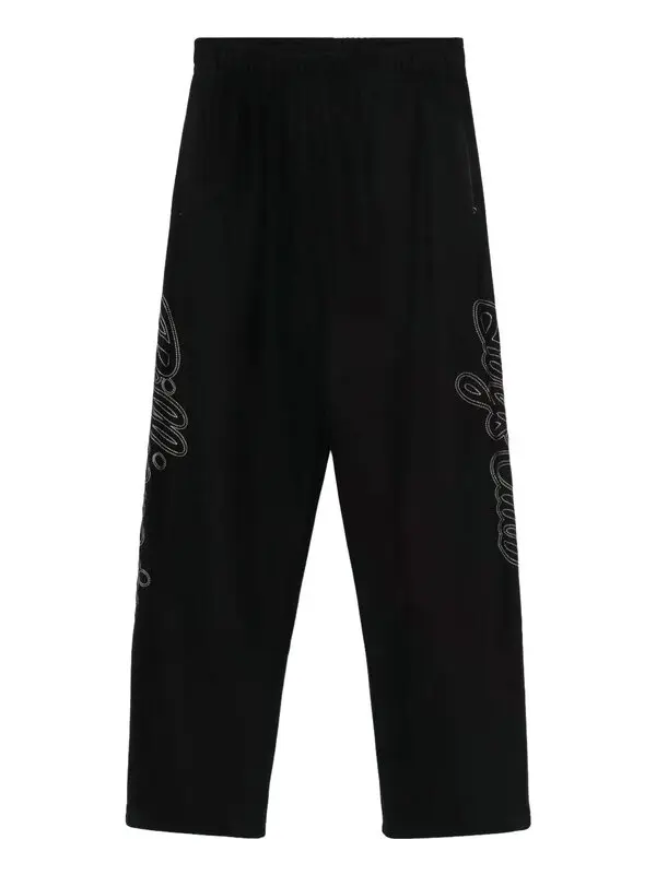 BILLIONAIRE BOYS CLUB Script-logo Track Pants - Black