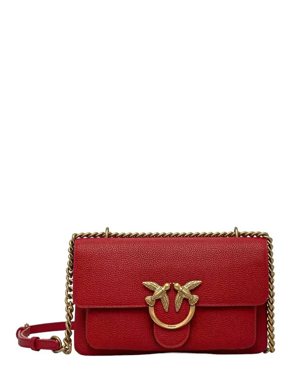 Pinko Mini Love Crossbody Bag - Red