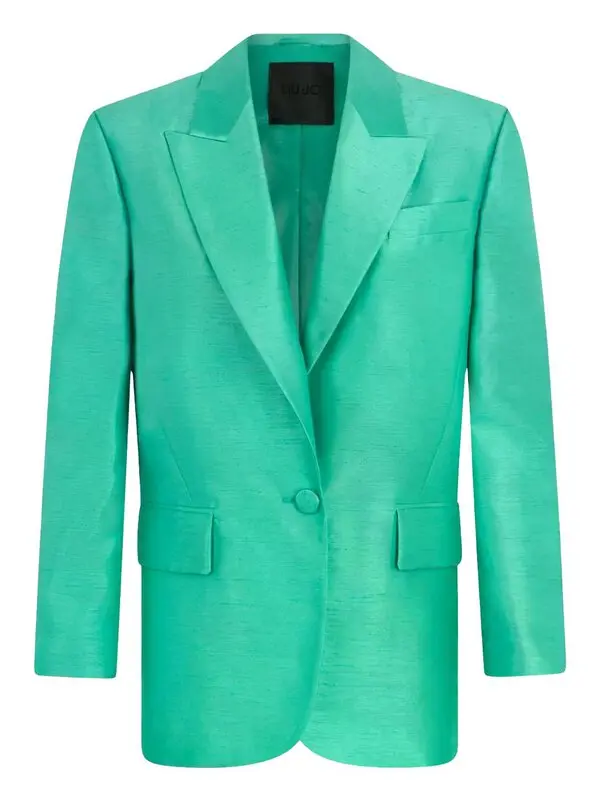 Liu Jo Shantung Blazer - Green