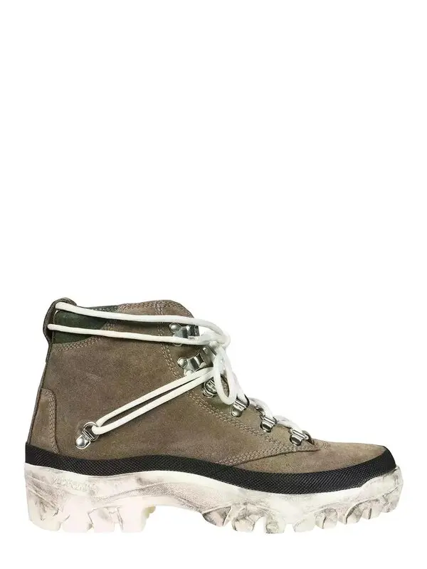 Reese Cooper Lace-up Boots - Green