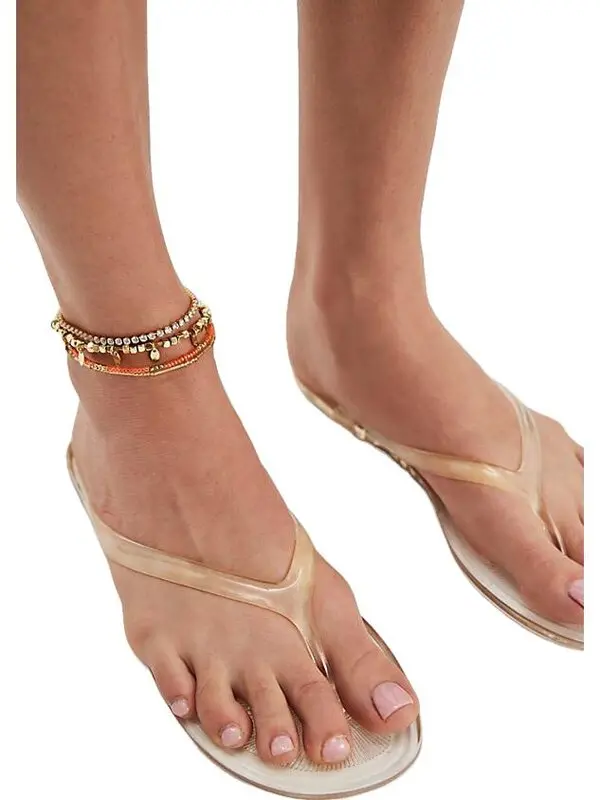 Jeffrey Campbell Beach Day Jelly Sandals - Clear