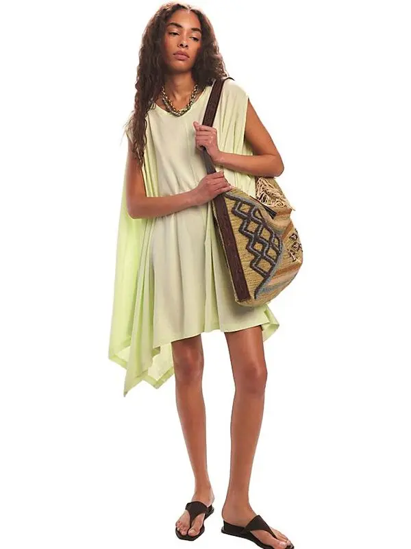 Free People Jordy Mini Dress - Lime Cream