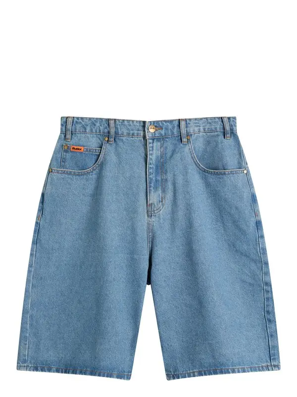 BUTTER GOODS Baggy Denim Shorts - Washed Indigo