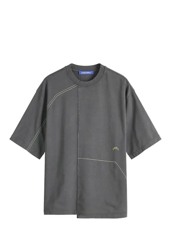 A-COLD-WALL* Oblique T-shirt - Grey Slate