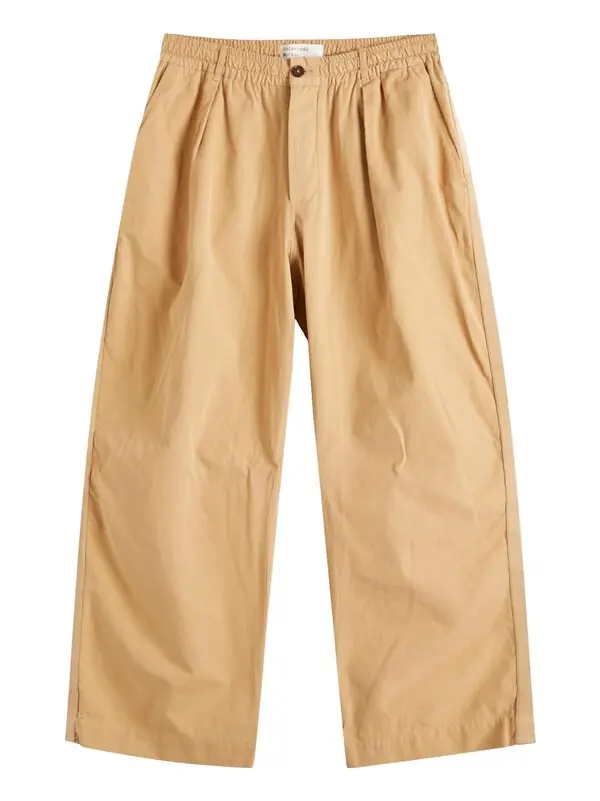 Universal Works Summer Canvas Oxford Pant - Dark Sand
