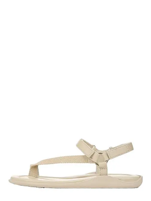 Vince Leather And Canvas Sandals - Natural