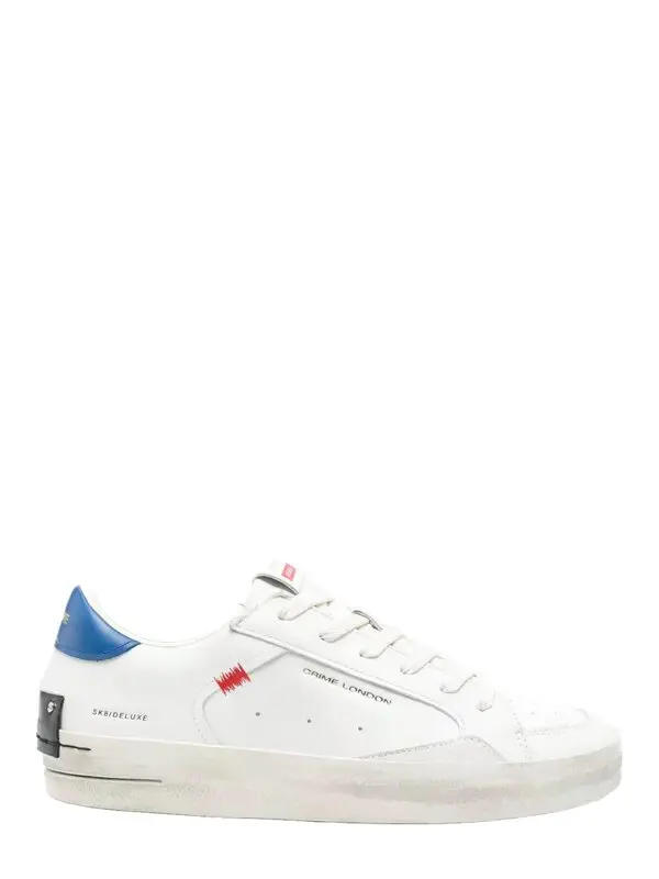 CRIME LONDON Sk8 Deluxe Sneakers - White