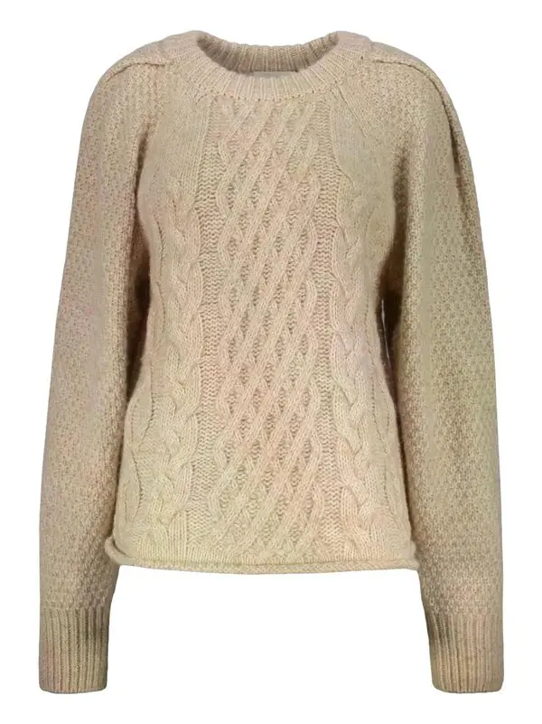 LOW CLASSIC Cable-knit Jumper - Neutrals