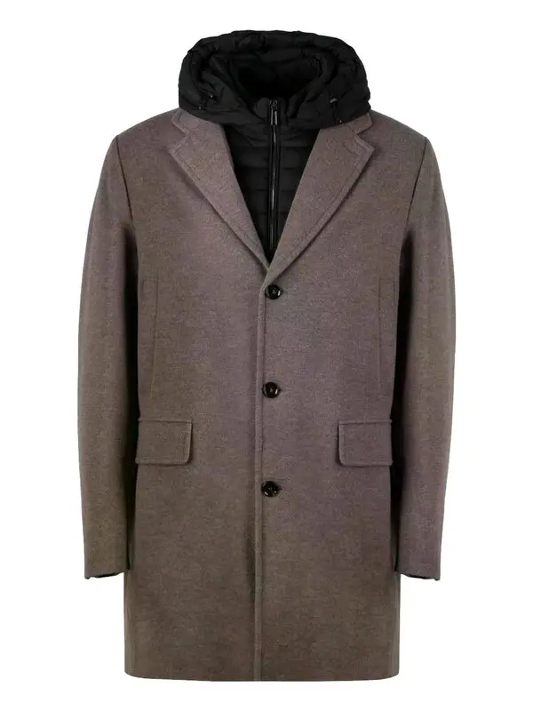 MOORER Mitchel Coat - Neutrals