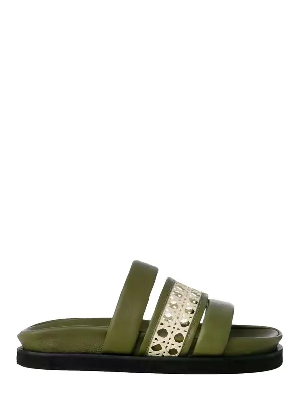 MISCI Carriola Leather Sandals - Green