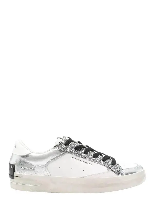 CRIME LONDON Sk8 Deluxe Sneakers - White