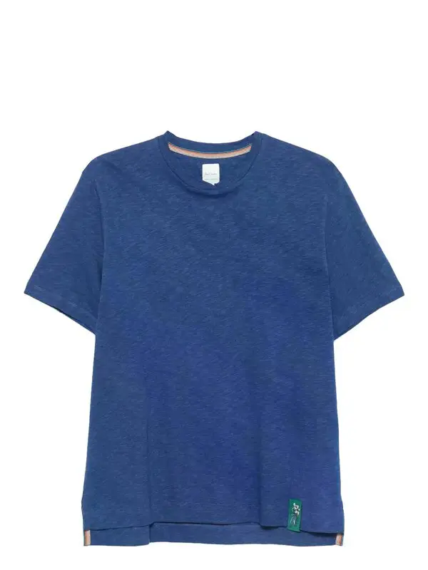 Paul Smith Logo-tag T-shirt - Blue