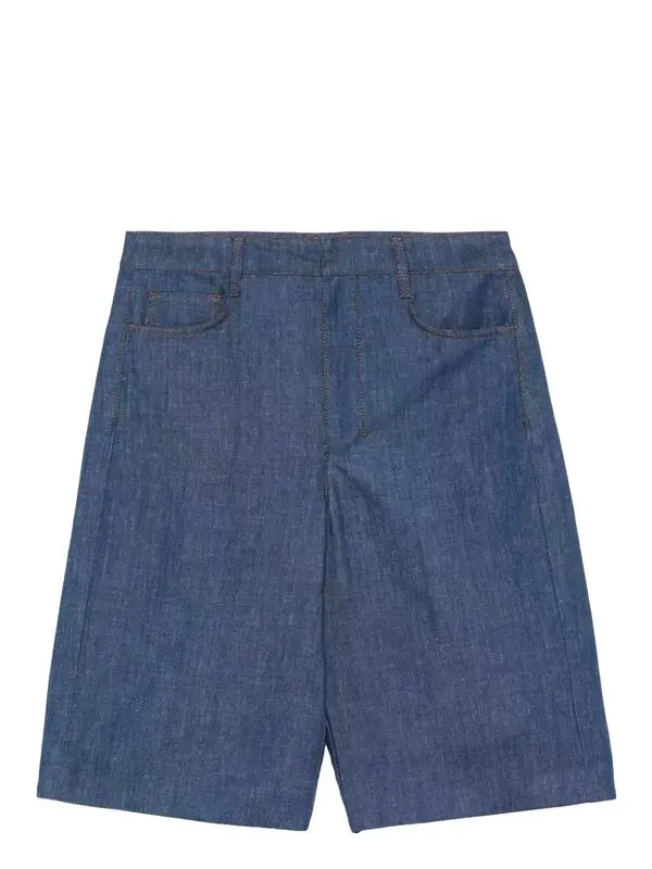 Max Mara Erio Denim Shorts - Blue