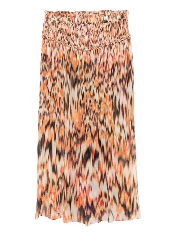 Isabel Marant Rolande Maxi Skirt - Orange