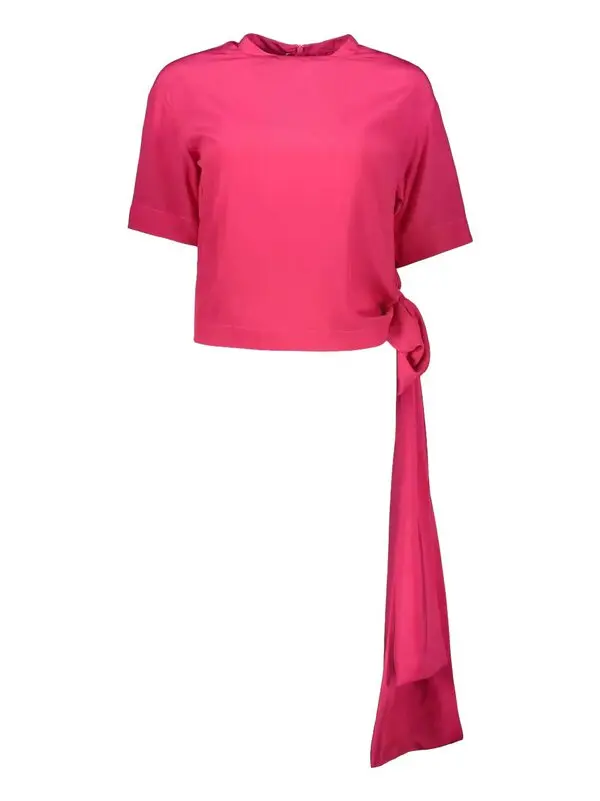 Cédric Charlier Draped Top - Pink