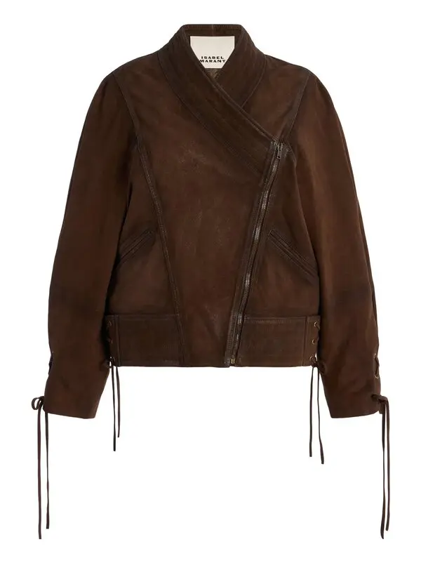 Isabel Marant Étoile Edina Suede Jacket - Brown