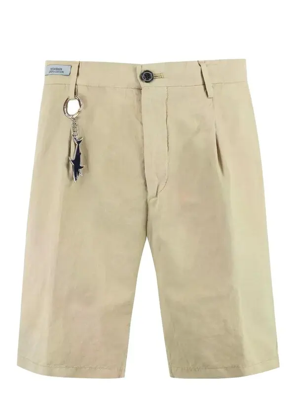 Paul & Shark Cotton-linen Bermuda Shorts - Neutrals