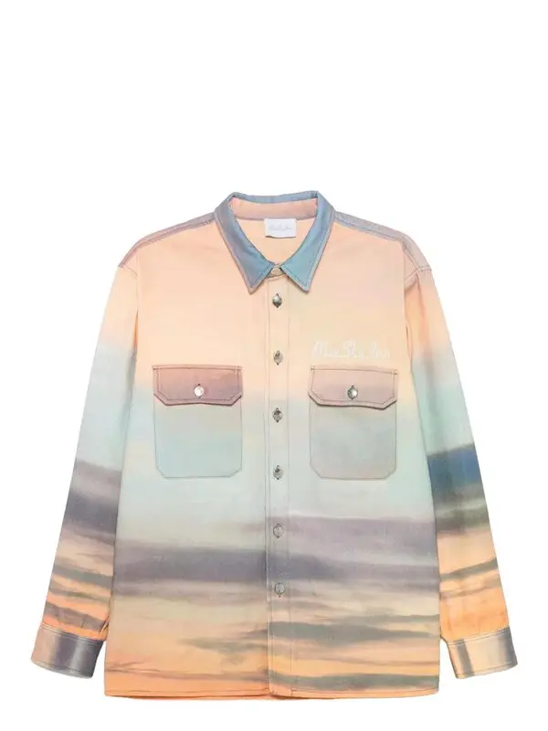 BLUE SKY INN Sunrise Shirt Jacket - Blue