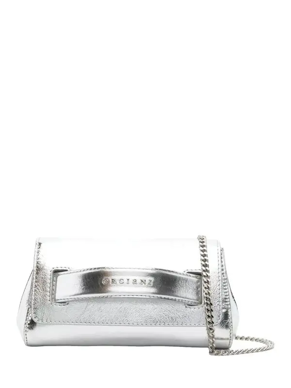Orciani Gossip Clutch - Silver