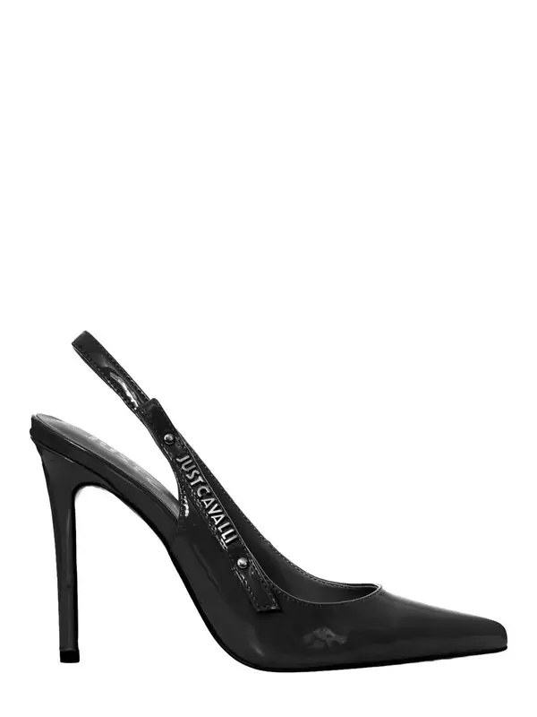 Just Cavalli Logo-lettering Pumps - Black
