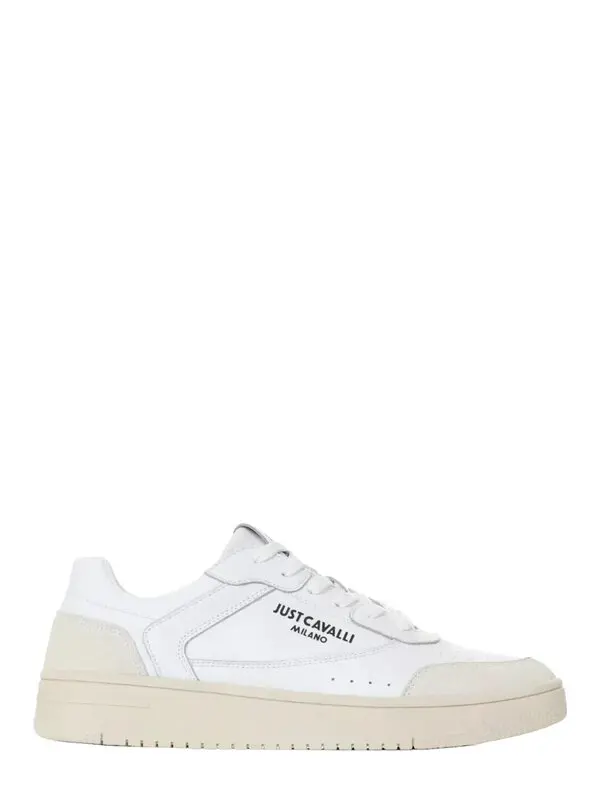 Just Cavalli Logo Sneakers - White