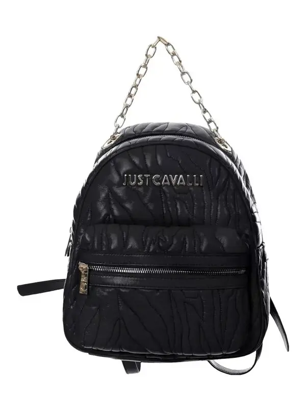 Just Cavalli Quilted Backpack - Black