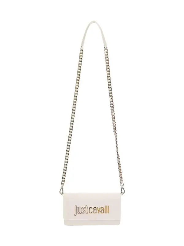 Just Cavalli Logo Crossbody Bag - White