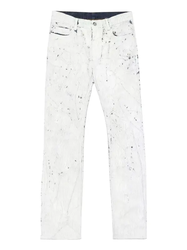 MAISON MARGIELA Cracked-effect Jeans - White