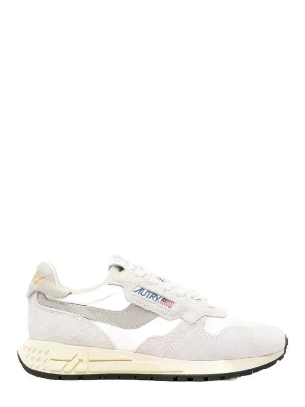 AUTRY Reelwind Low Nylon Crack Sneakers - White