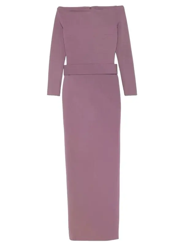 Solace London Sabina Maxi Dress - Purple