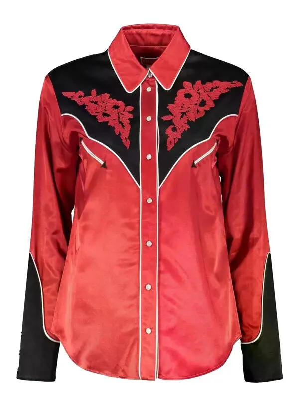 Kenzo Western Flower Shirt - Red