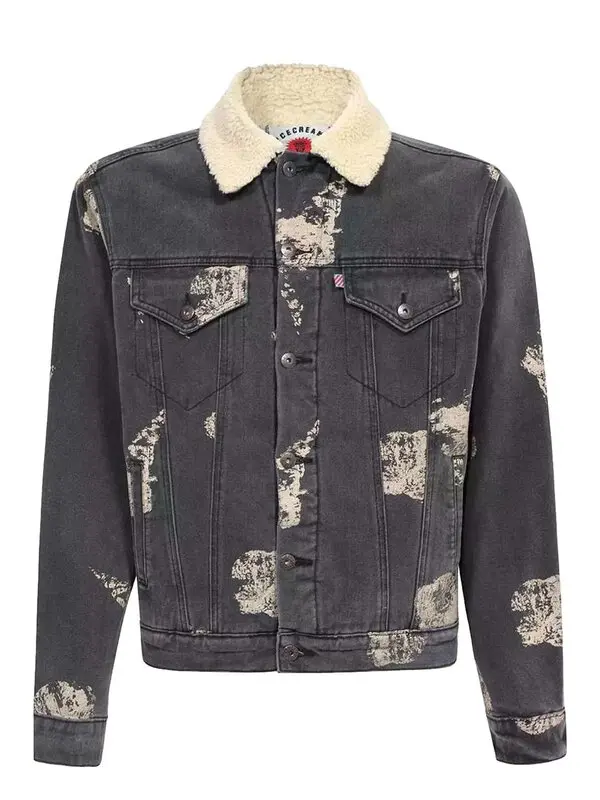 ICECREAM Printed Jacket - Grey