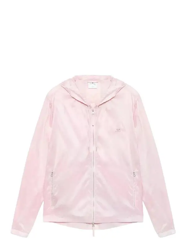 COURREGES Hooded Windbreaker - Pink
