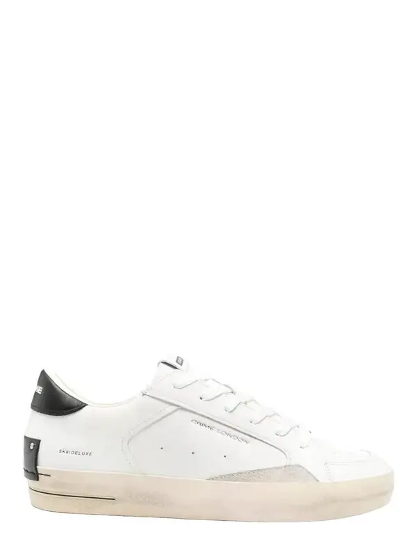 CRIME LONDON Sk8 Deluxe Sneakers - White