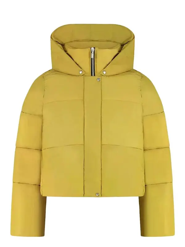 Rhude Hooded Padded Jacket - Yellow