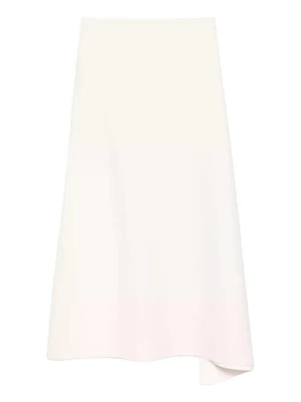 JIL SANDER Knitted Maxi Skirt - Neutrals
