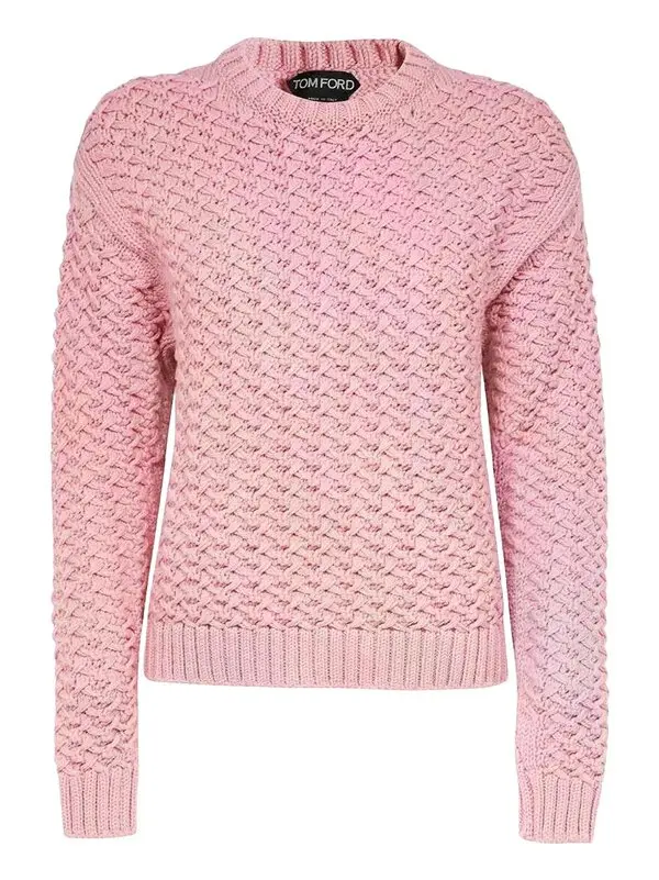 TOM FORD Crochet-knit Jumper - Pink