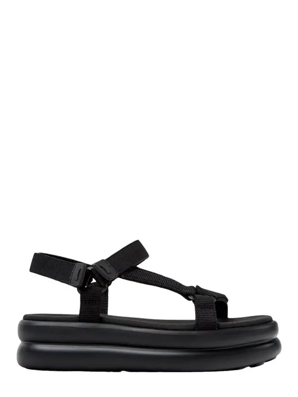 Camper Heeled Sandal - Black