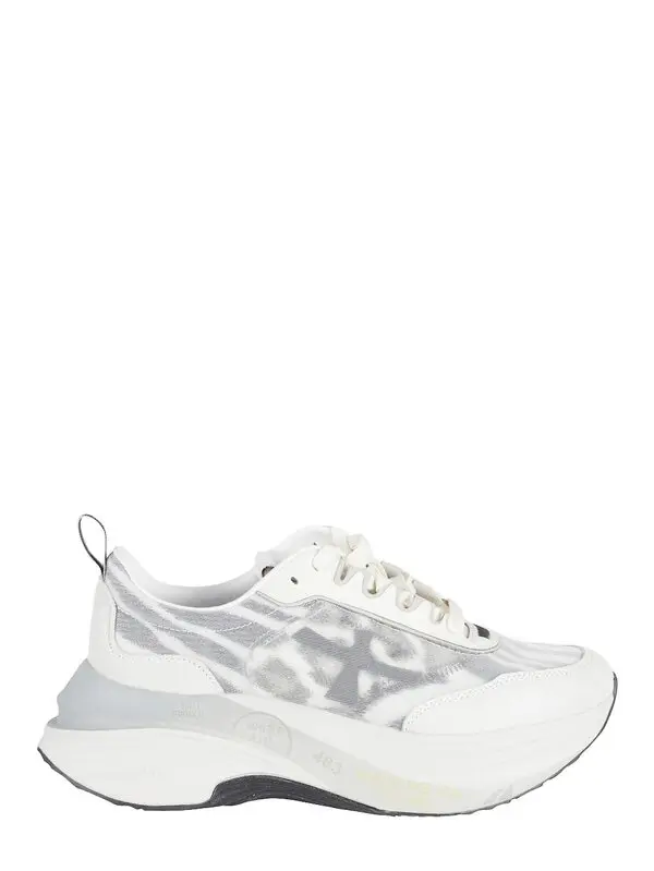 Premiata Lace Up Sneakers - White 1