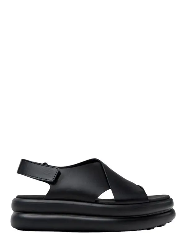 Camper Heeled Sandal - Black