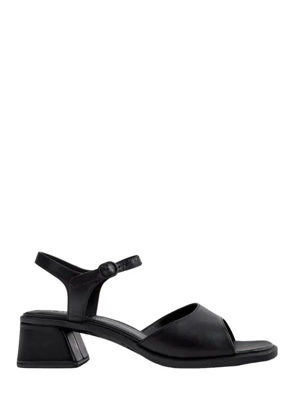 Camper Heeled Sandal - Black