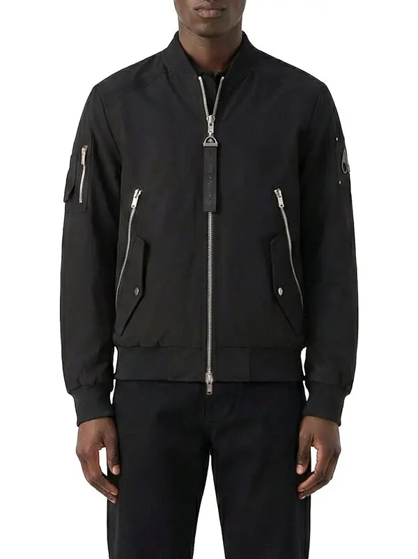 Moose Knuckles Bomber Jacket - Black