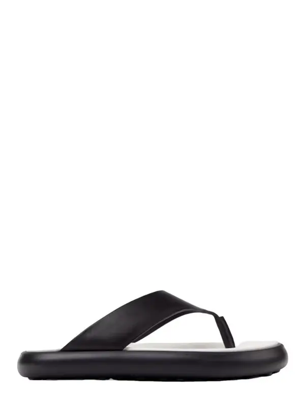 Camper Flat Sandal - Black