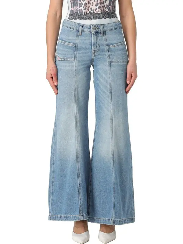 DIESEL® Wide Leg Jeans - Denim