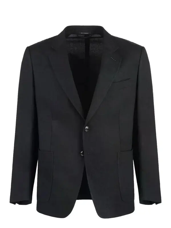 TOM FORD Single-breasted Blazer - Blue