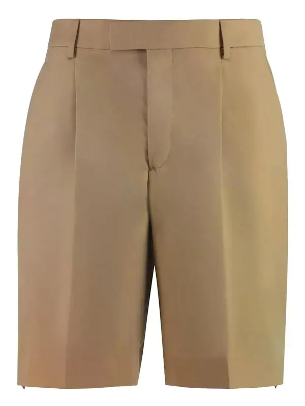 Vetements Virgin Wool Bermuda Shorts - Neutrals