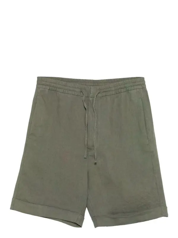 Canali Linen Shorts - Green