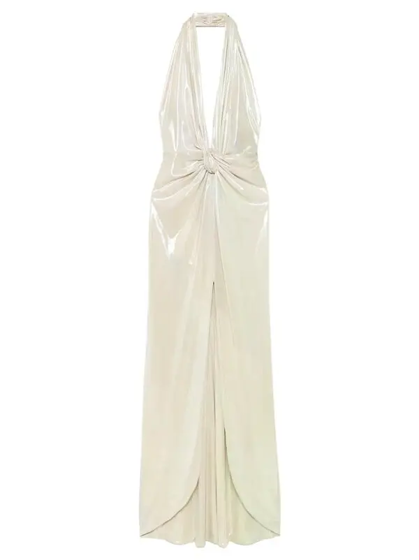 NISSA Ciré Maxi Dress - Neutrals