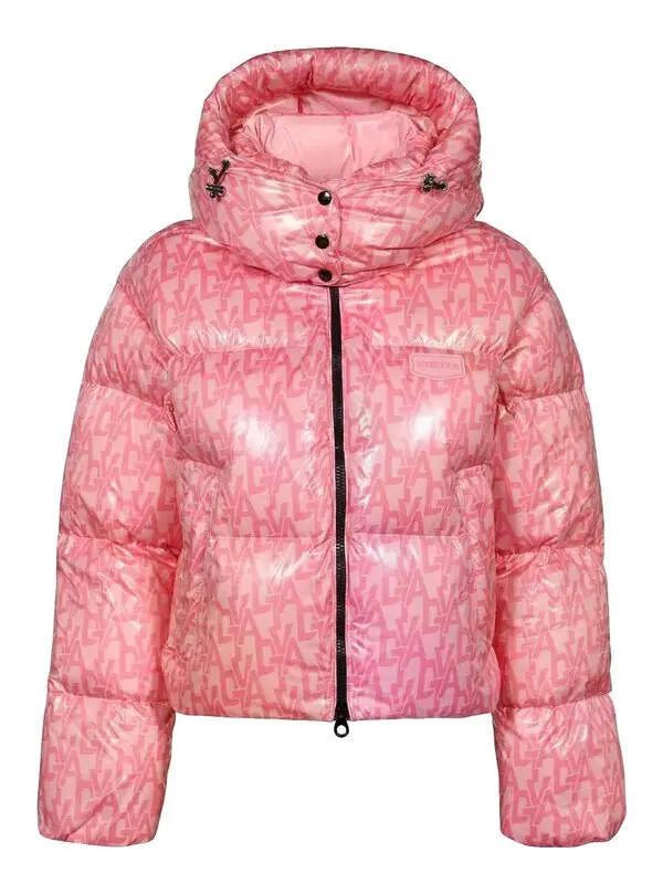Duvetica Monogram-print Jacket - Pink